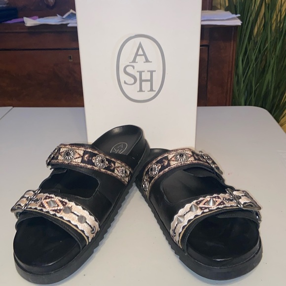 Ash | Shoes | Ash Black Slide Sandal Style Ulysses | Poshmark